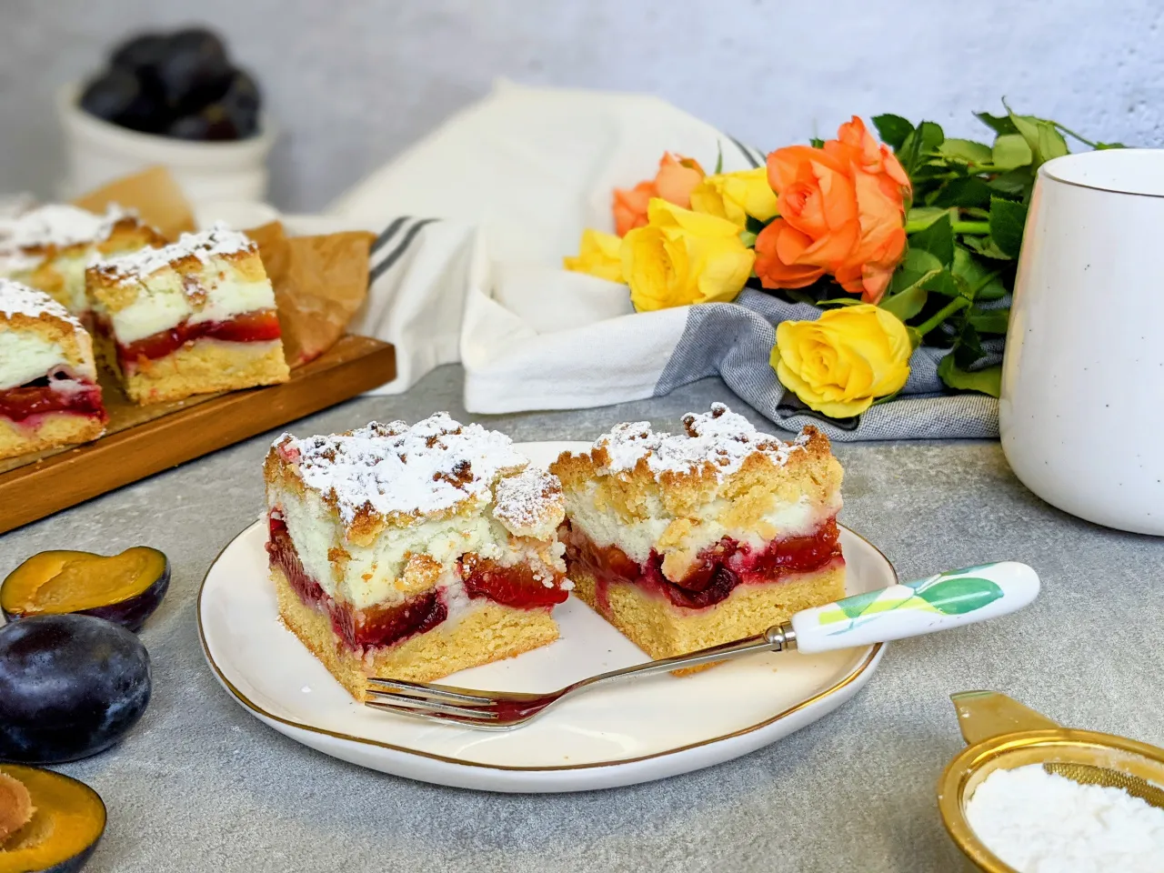 Najlepsze ciasto dietetyczne ze śliwkami - tylko 150 kcal w porcji